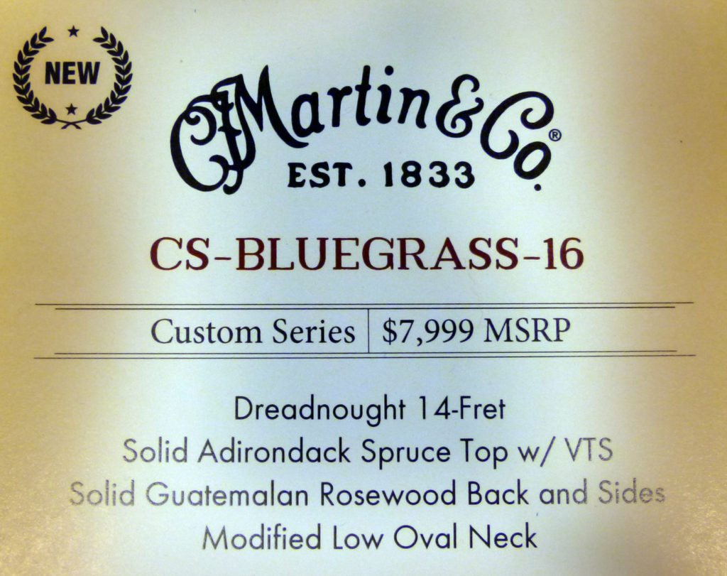 Martin CS-Bluegrass-16 Photo Gallery | One Man's Guitar