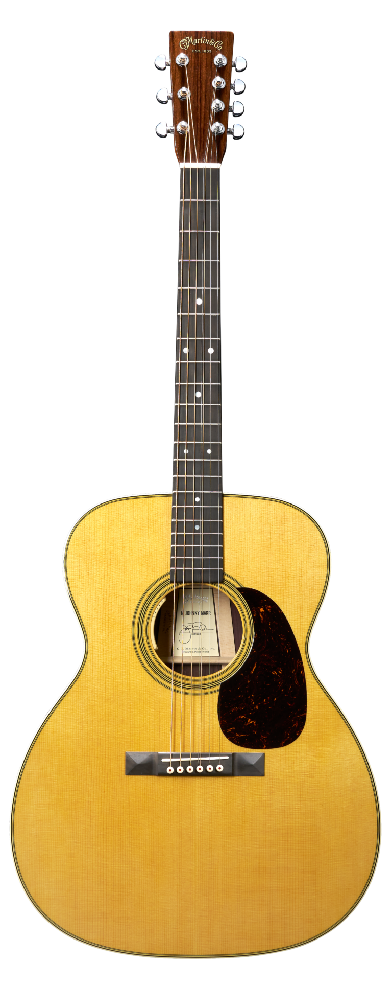 Martin M7 Johnny Martin Spec Sheet | One Man's Guitar
