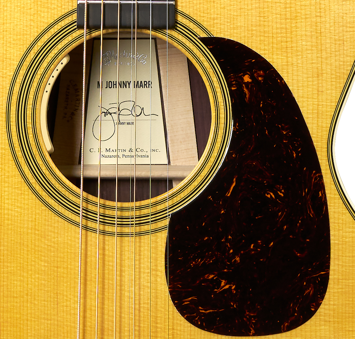 Martin M-7 Johnny Marr_label_onemanz | One Man's Guitar