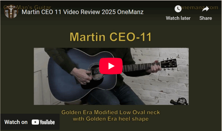Review: Martin CEO-11 | One Man's Guitar
