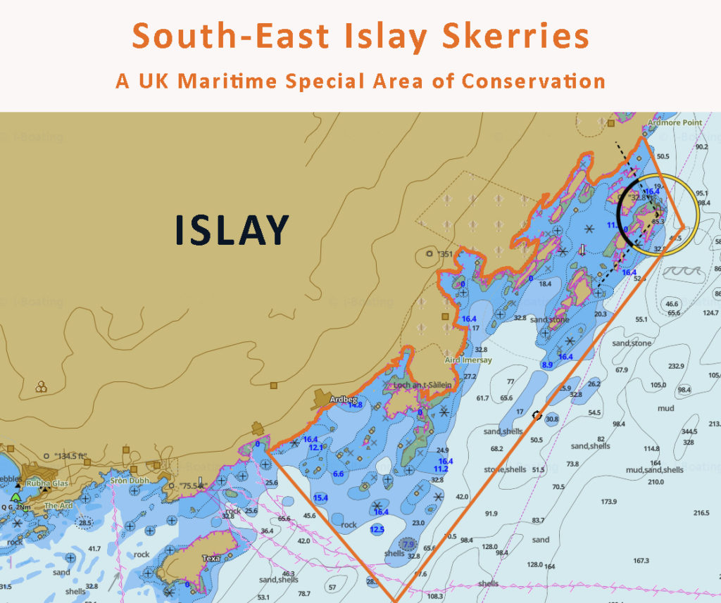 South-East Islay Skerries - Monday Map - One Man's World
