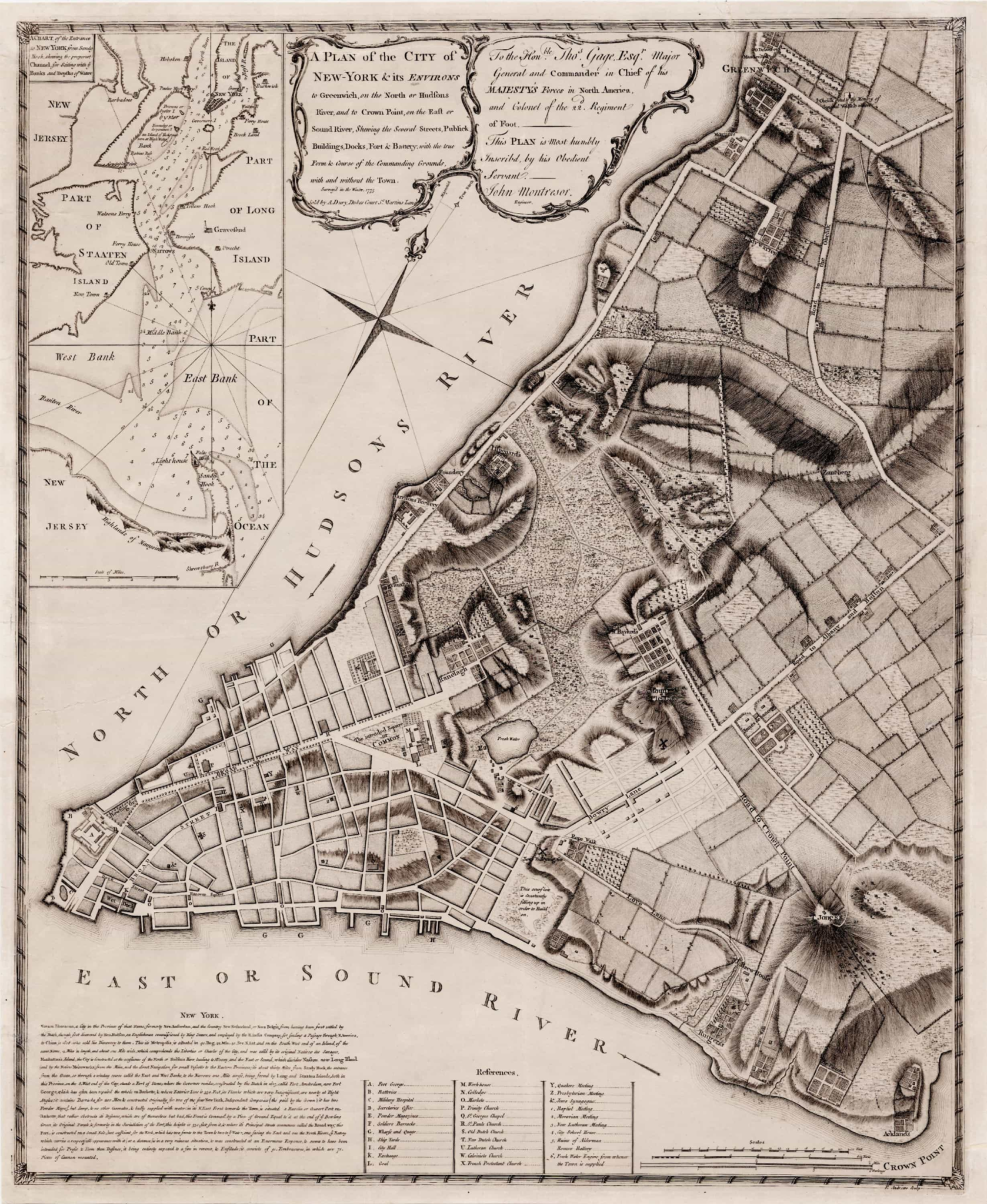 Monday Map - New York 1776 - One Man's World