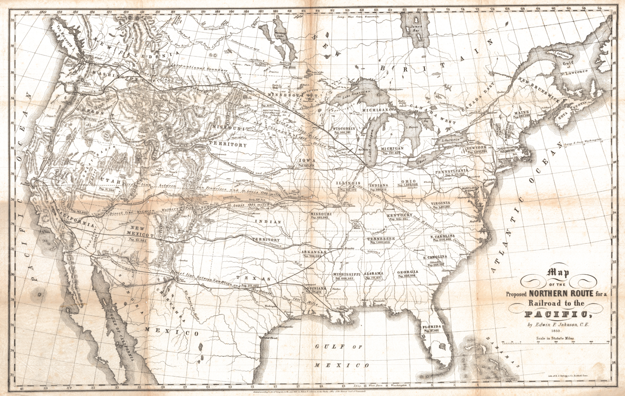 May 10, 1871 - Transcontinental Railroad - Monday Map - One Man's World