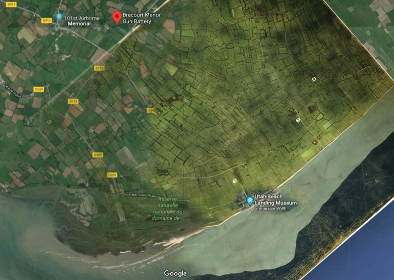 Utah Beach in Rubber, 1944 - Monday Map - One Man's World